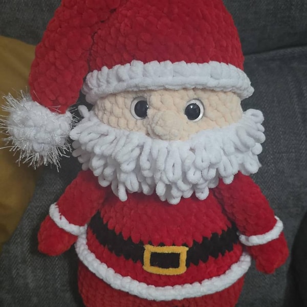 Santa Crochet Pattern, Santa Claus Amigurumi, santa Claus Crochet ...
