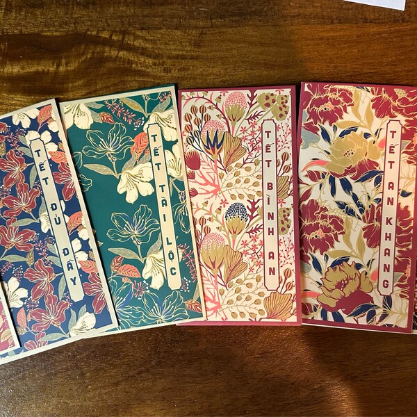 Bao Lì Xì - VINTAGE Lucky Envelope | Tet Lucky Money Envelope - Etsy