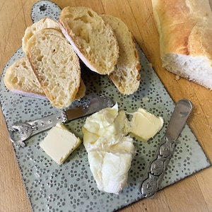 Pottery Salt Cellar Ceramic Light Blue Receptacle Lidded | Etsy