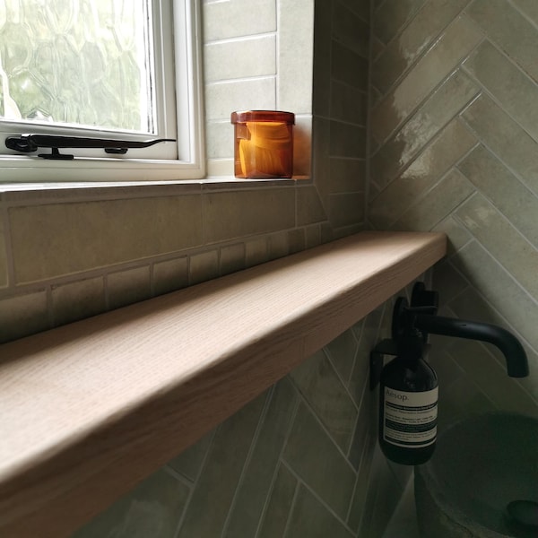 Solid Oak Window Sill Window Board 20-22mm Thick Various Sizes and Edge ...