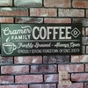 Personalized Coffee Shop Farmhouse Retro Style Wood Sign. 3 Sizes 9 ...