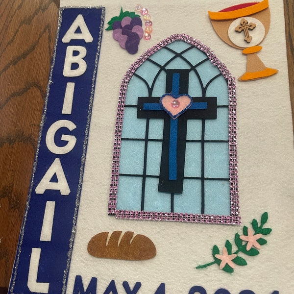 Personalized (assembly Required) First Communion Banner Kit, First ...