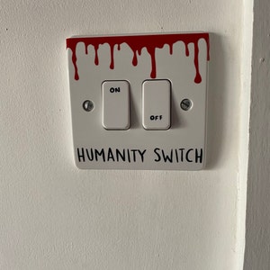 Vampire Diaries Humanity Switch Light Switch Sticker Non - Etsy
