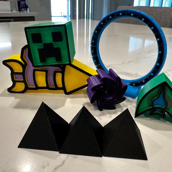 Geometry Dash Toys, 3D Printed Cubes, Geometry Dash Icons, Cake Toppers ...