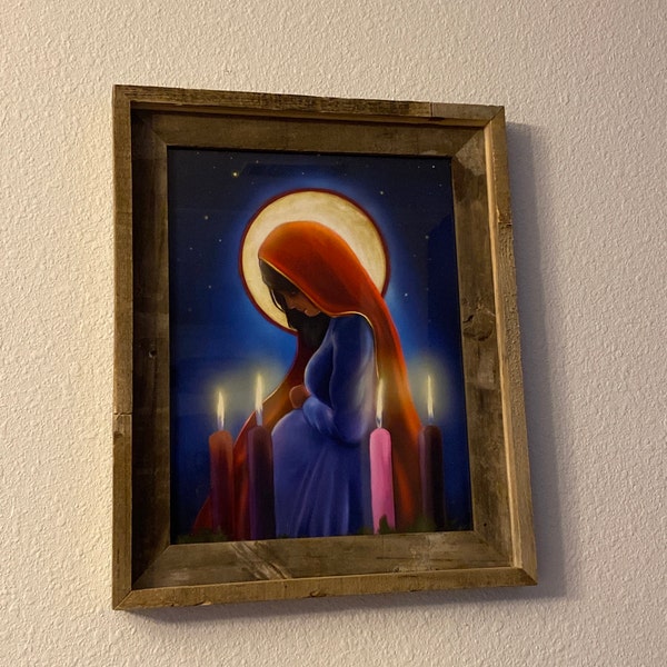 Advent Art Print, Catholic Art, Christmas Print, Catholic Gift - Etsy