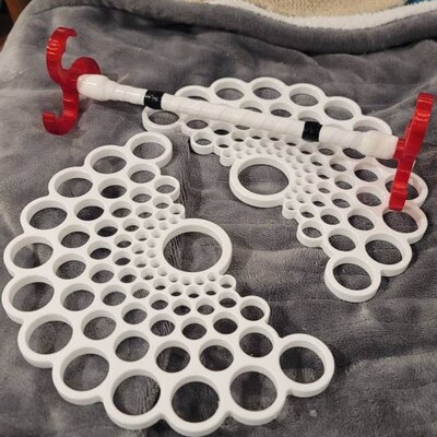 Bubbles 1.5 Tech Grip Custom Flow Fans , Practice Fans, Day Fans, Tech ...