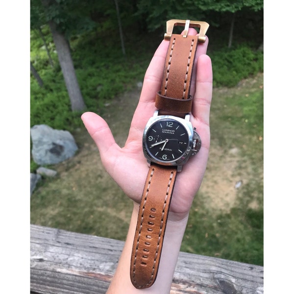 Hannibal/madmax WATCH STRAP Amazing Horween Leather Rustic Watchband ...