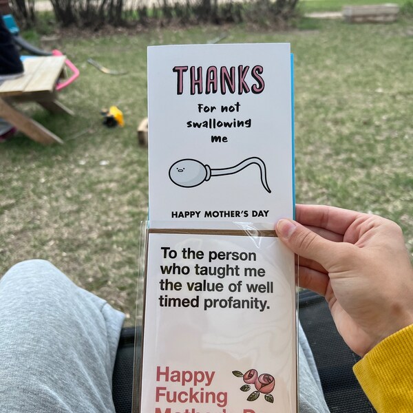 Well Timed Profanity Mother's Day Card, Funny Mothers Day Card ...