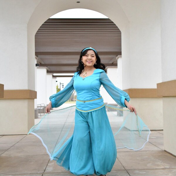 Pink Genie Suit, Princess Costume or Jeannie Costume by Sew Retro Marie ...