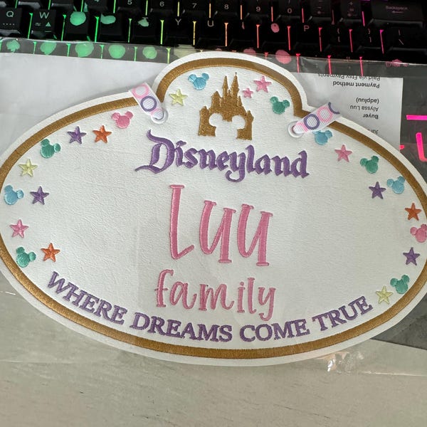 Disney Castle Inspired Stroller Tag, Wheelchair Tag, Scooter Tag ...