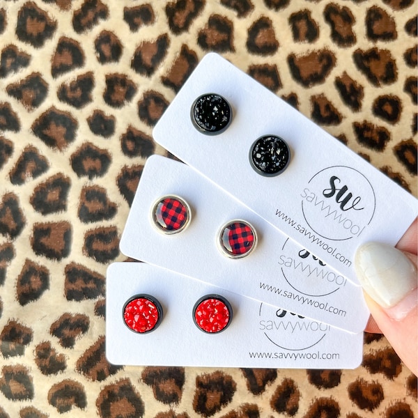 105 Mini Earring Cards | Jewelry Display Cards | Stud Earring Cards | 2 ...