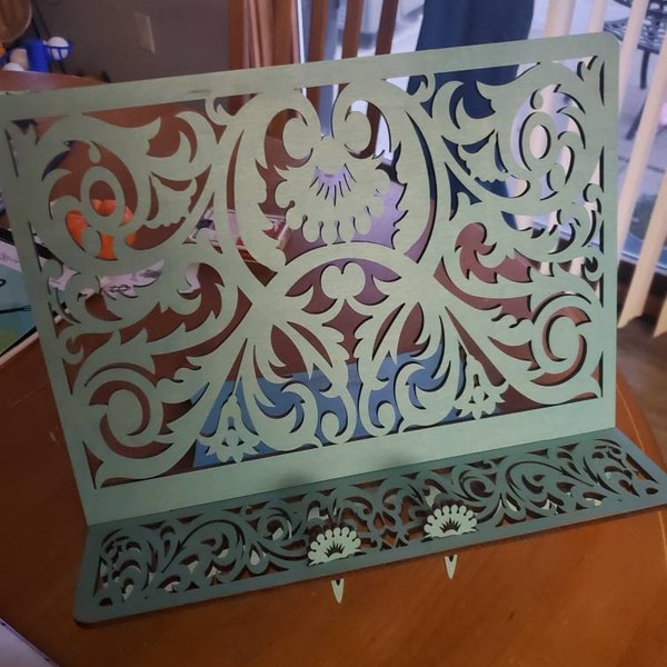 Recipe Book Holder, iPad Holder, Tablet Holder, Cookbook Holder, Book ...