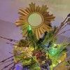 Monstrance Christmas Tree Topper , Eucharist , First Communion , Advent ...