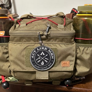 Iron Sharpens Iron Tactical Scripture Christian Overland Patch 3 ...