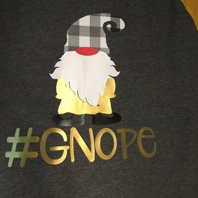 Gnome SVG Gnope Grumpy Angry Elf Gnome Clipart Christmas Nope - Etsy