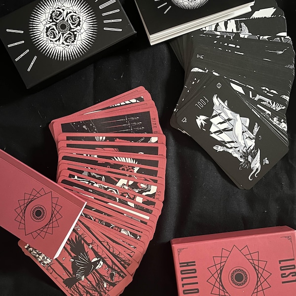 Lost Hollow Tarot Deck - 4th Edition With Rigid Box and Guide Booklet ...