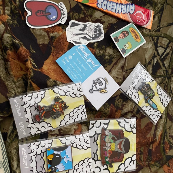 Bob-omb Battlefield - Mario 64 Enamel Pin - Lapel Pins - One Holy Robot ...