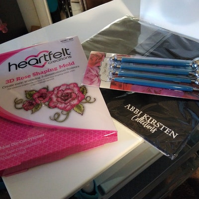 Paper Flowers Molding Mat & Shaping Tool Set, Flower Shaping Kit and ...