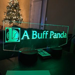 Custom Classic MOBA Inspired Dual Base LED With Gamertag for Streamers ...