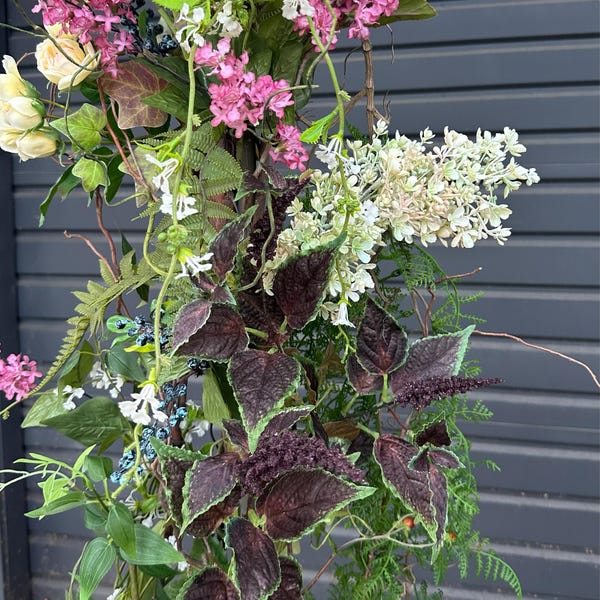 Yellow Flower Spray, Faux Mini Cosmos Blossoms, Wreath Making Floral ...