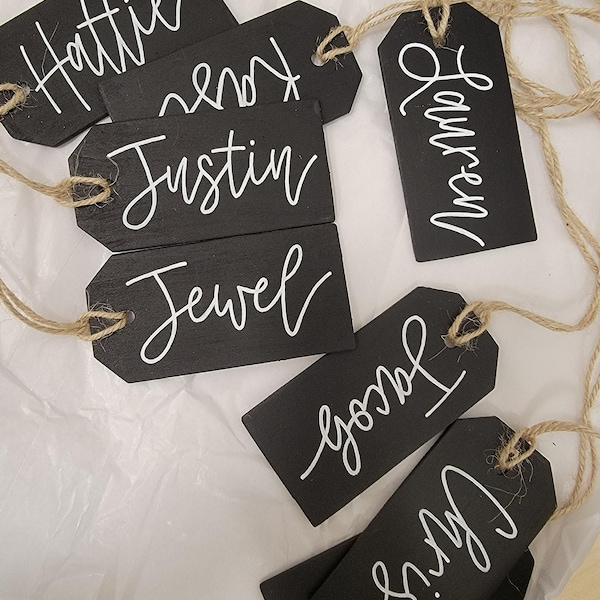 Organizational Tags, Wooden Tags, Pantry Labels, Linen Closet Labels ...