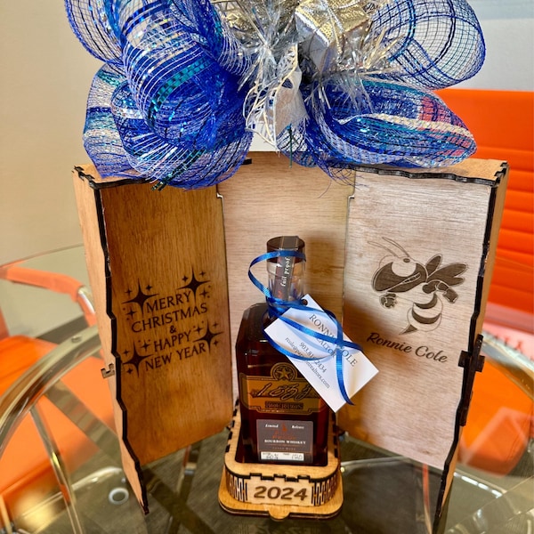 Birthday Whisky Box. 3mm, SVG, DXF Laser Cut Files. Wooden Box Digital ...