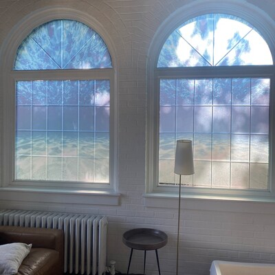 Window Film Privacy Garden Painting Frosted No Glue Glass - Etsy