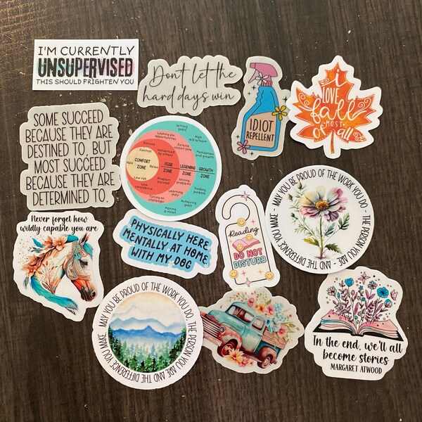 Just Pray Sticker, Bible Sticker Pack, Faith Stickers, Religious Decal ...