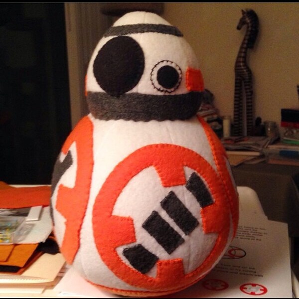 BB-8 Star Wars-inspired Plush Toy Pattern and Sewing Guide - Etsy