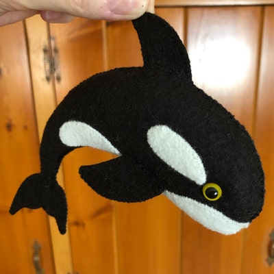 Orca Sewing Pattern Felt Killer Whale Soft Toy Pattern PDF Nautical ...