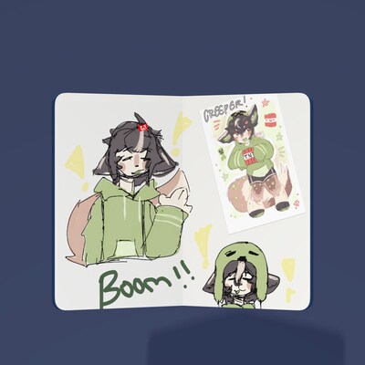 Cute Chibi Base Feral Furry/fursona Lineart Customizable PSD - Etsy