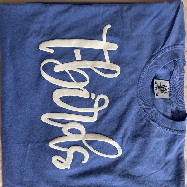 Custom Puff Game Day Tee Mascot Comfort Colors Spirit Shirt Team Sports ...