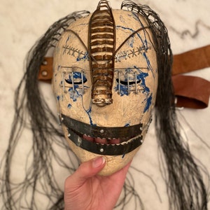 Macabre Art Mask,gore Art Prop,nightmare Fuel,scary Mask,halloween ...
