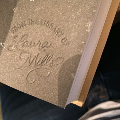 Custom Library Embosser, Personalized Embosser, Embossing Seal, Library ...