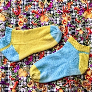 Easy Basic Worsted Weight Sock Knitting Pattern the - Etsy