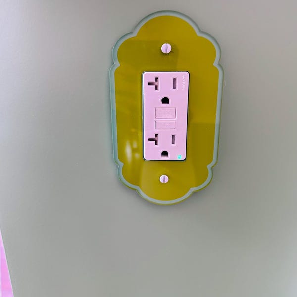 Modern Victorian Outlet Cover - Multiple Options - Etsy