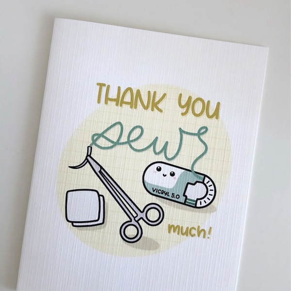 I've Gut to Say Thank You Thank You Card, Doctor, Nurse ...