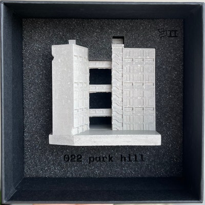 Centre City Tower Miniature Concrete Architecture Model: Mini 045 - Etsy