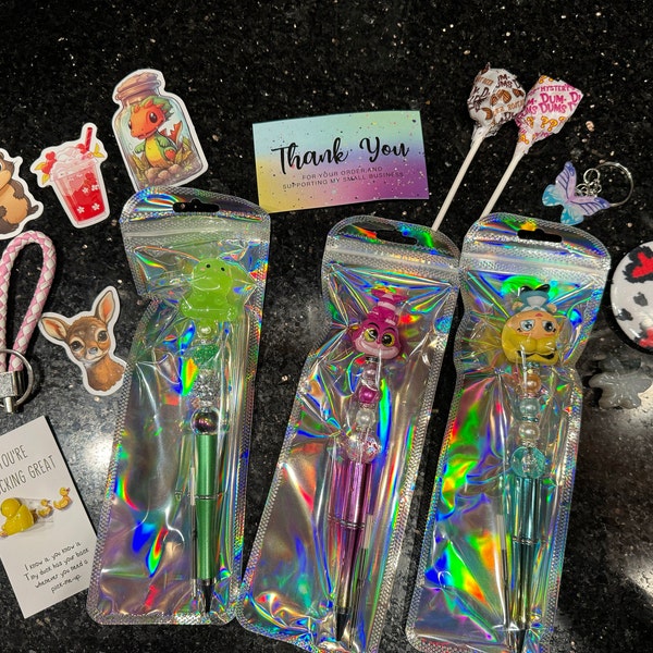 Beaded Pen Topped With Teenage Mutant Ninja Turtles, Cartoon Pens, Pen ...