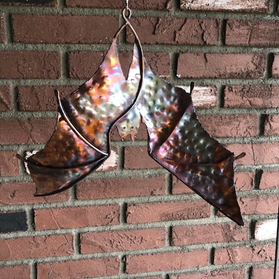 Bat Wind Catcher Bat Wind Spinner Bat Mobile Copper Bat Wind Catcher ...