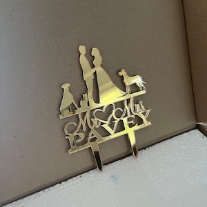 Car Wedding Cake Topper Drivers Wedding Couple Topper - Etsy