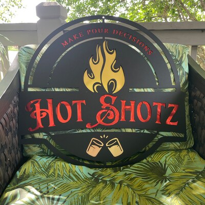 Mountain LED Metal Art Sign / Light up Mountain Metal Sign / Multi ...