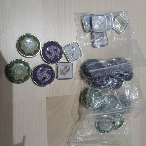 Generic Board Game Coin, Ancient Japan Themed Money Token, Japanese Mon ...