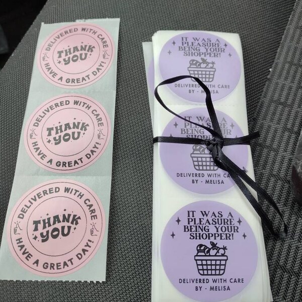 Enjoy Your Meal | Have A Great Day | Delivery Stickers | Ubereats ...