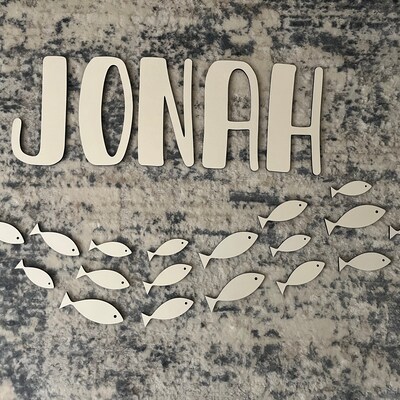 Personalized Under the Sea Baby Name Starfish Kids Name Shoal of Fish ...