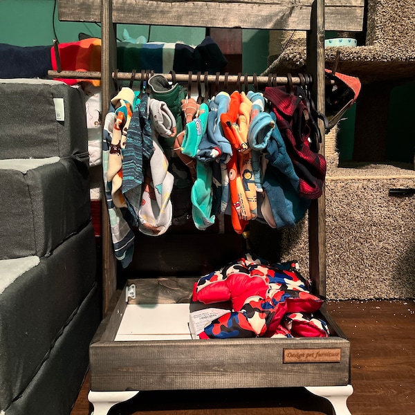 Wardrobe, Dog Wardrobe, Dog Clothing Rack, Pet Wardrobe, Personalized ...