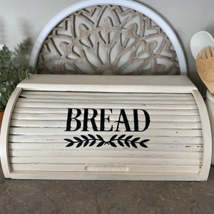Bread Box Decal, Bread Box Storage Label, Farmhouse Style Pantry Decor ...