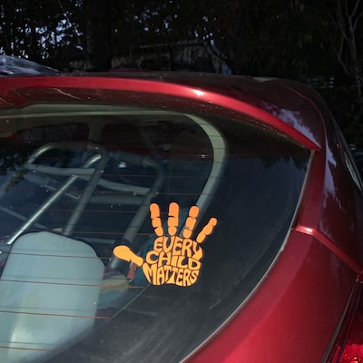 Every Child Matters Hand Print Decal Bumper Sticker Vinyl - Etsy