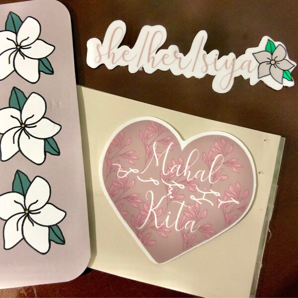 Mahal Kita Baybayin Sticker, I Love You Sticker, Heart Sticker, Tagalog ...