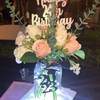 Happy 50th Birthday Topper 50th Birthday Cake Any Number - Etsy